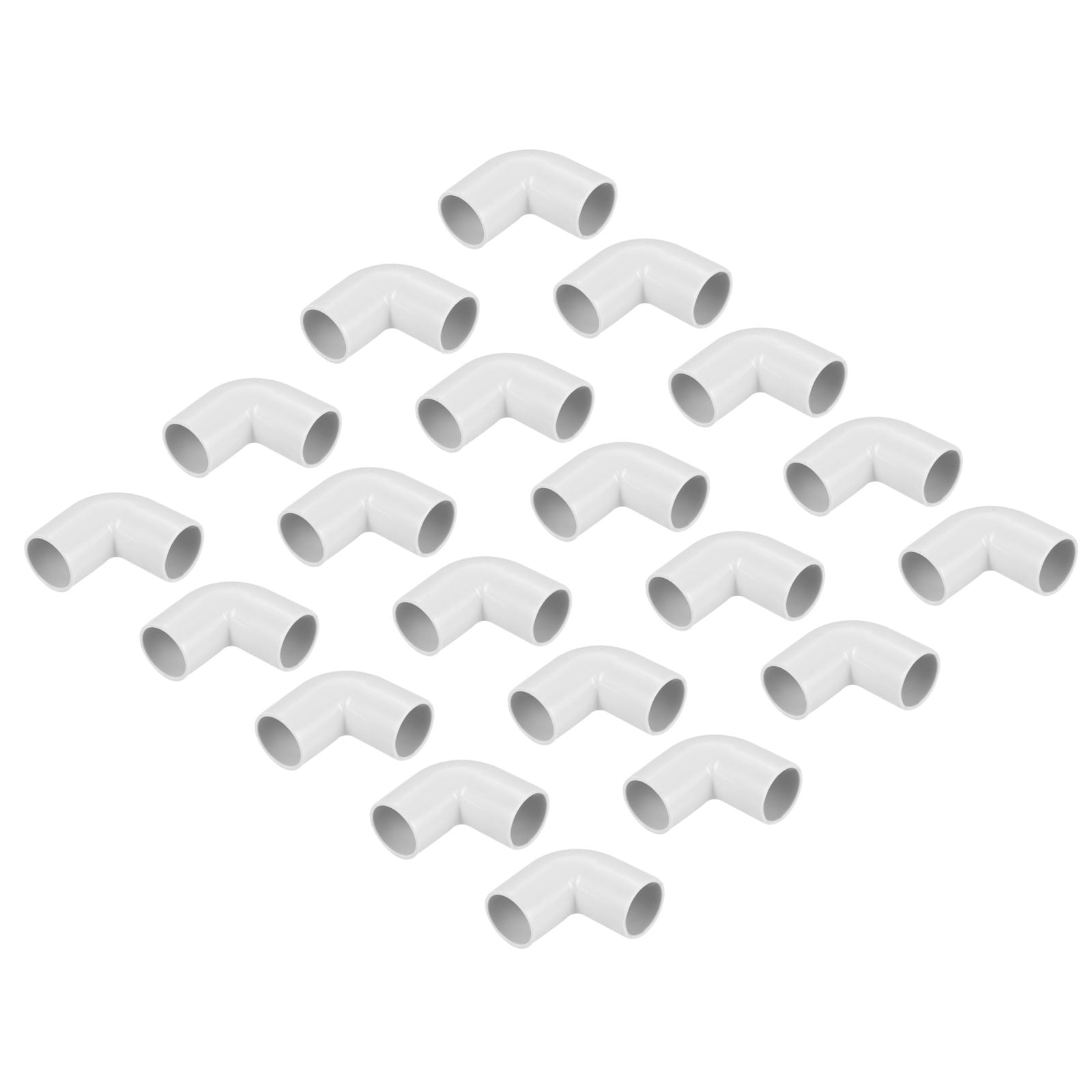 Uxcell PVC Conduit Coupler 90 Degree Elbow Fittings 20mm Change ...