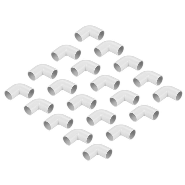 Uxcell PVC Conduit Coupler 90 Degree Elbow Fittings 20mm Change ...