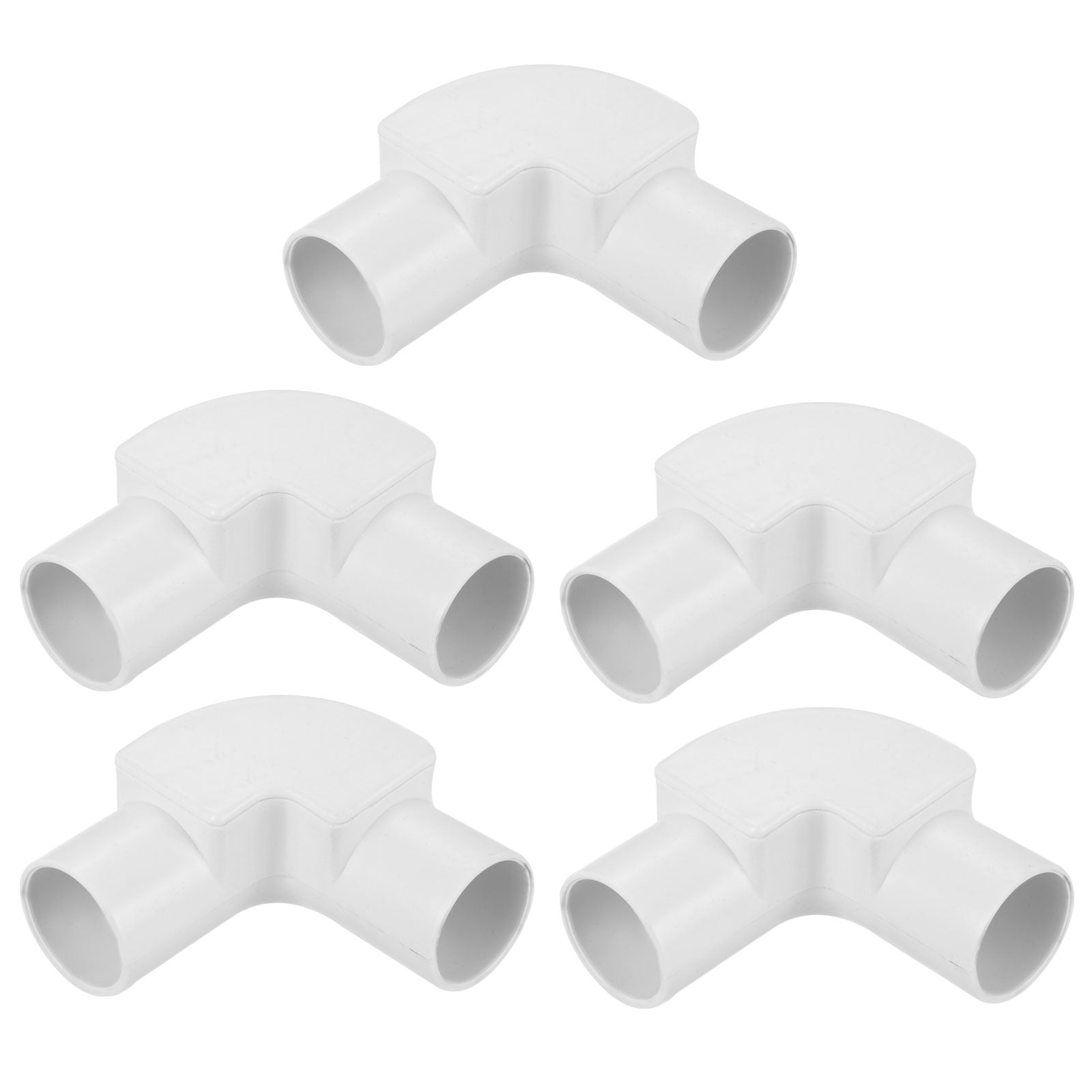 Uxcell PVC Conduit Coupler 90 Degree Elbow Fittings 20mm Inspection ...