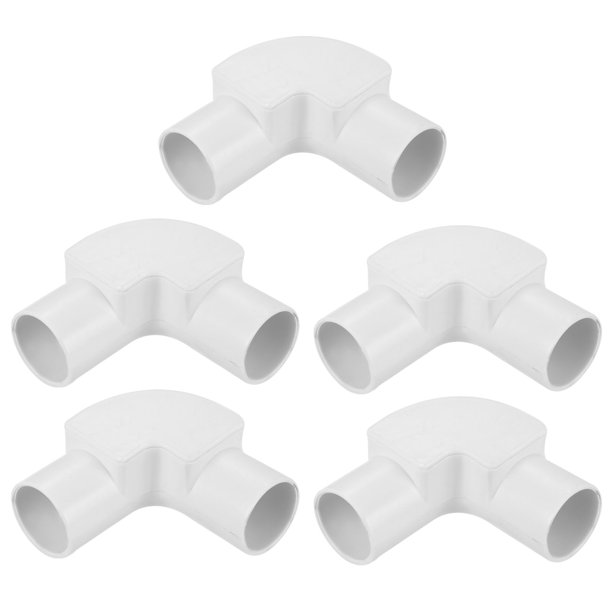 Uxcell PVC Conduit Coupler 90 Degree Elbow Fittings 20mm Inspection ...