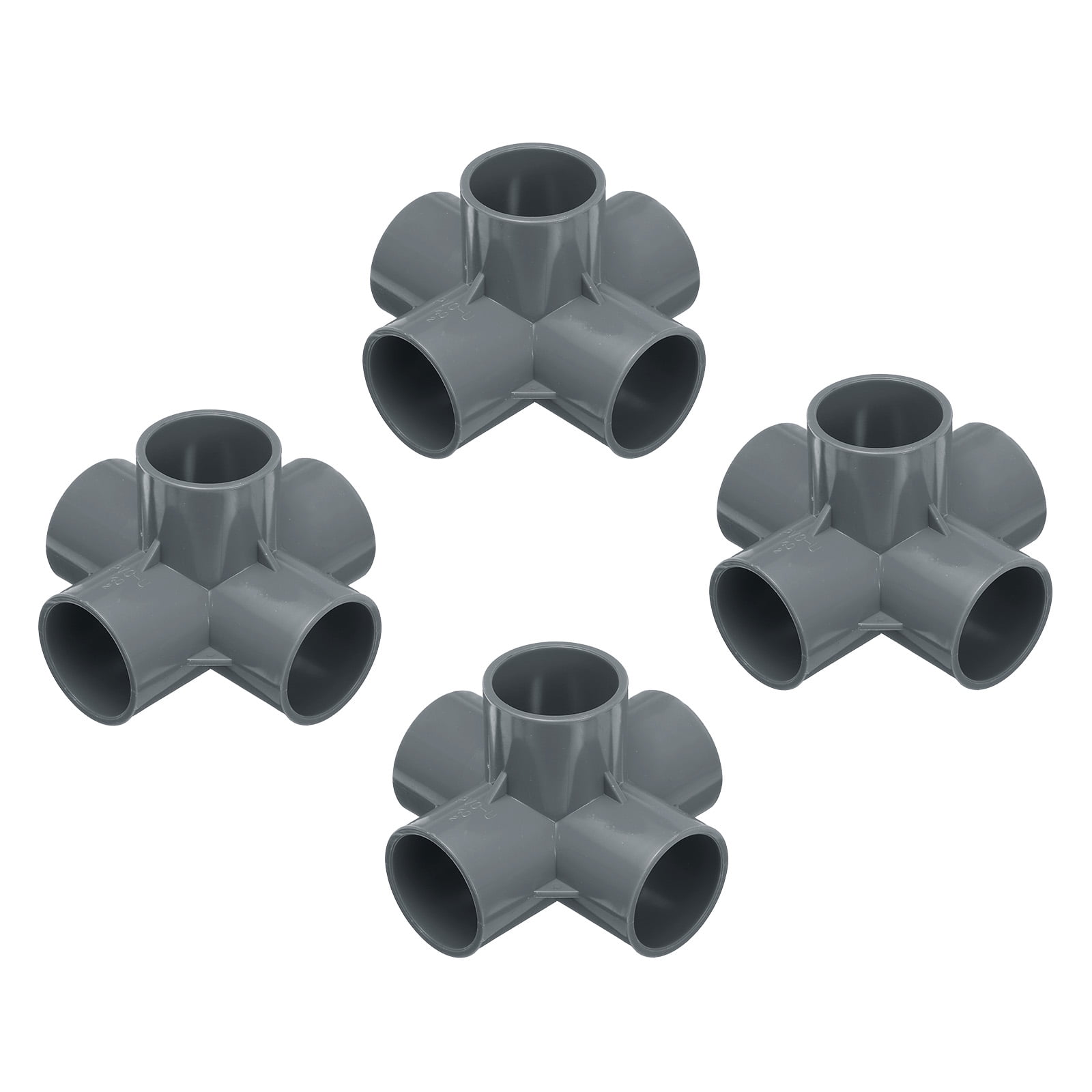 Uxcell Conduit Coupler Elbow Pipe Fittings 40mm 5-Way Elbow Corner Side ...
