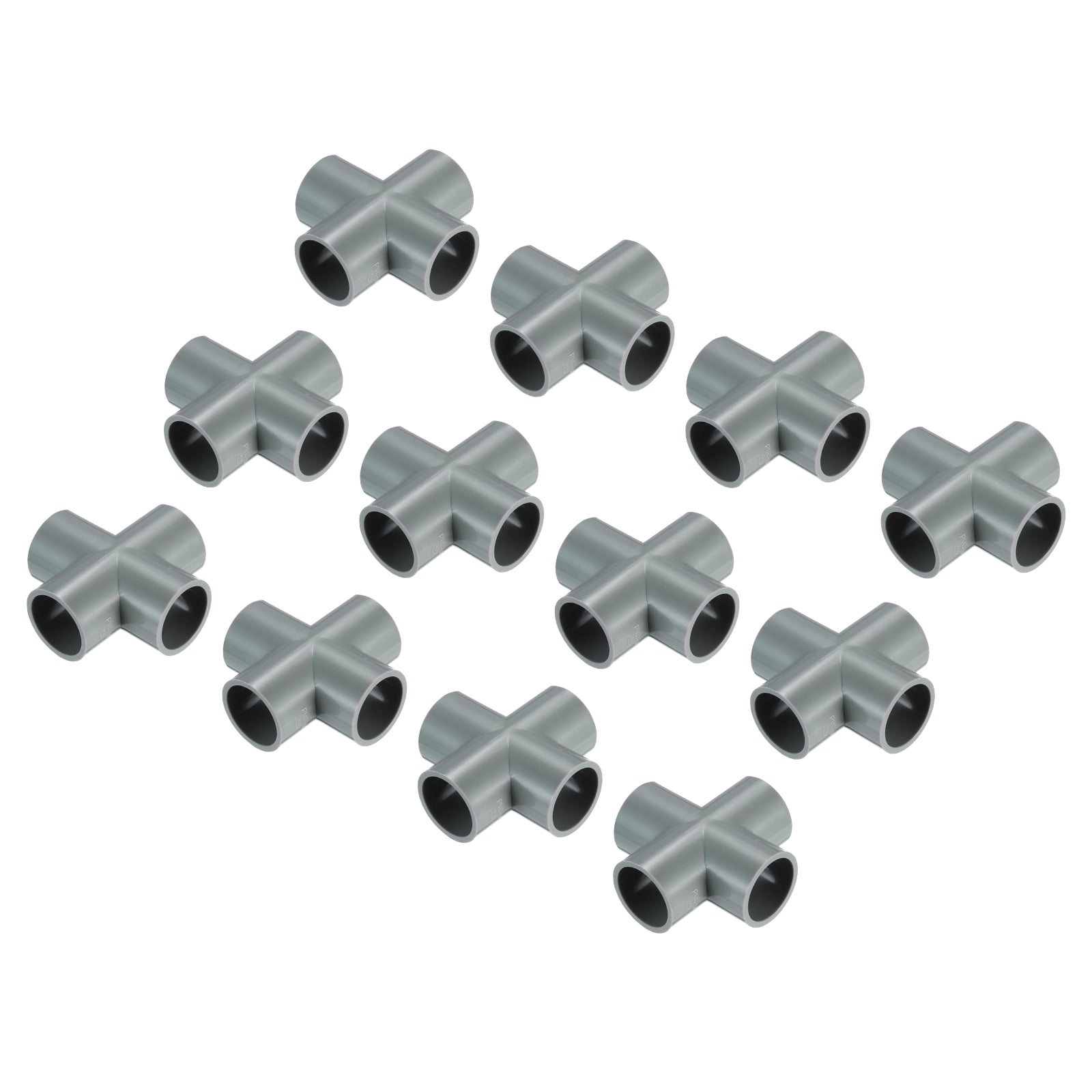 Uxcell Conduit Coupler Elbow Pipe Fittings Connectors 25mm 4-Way ...