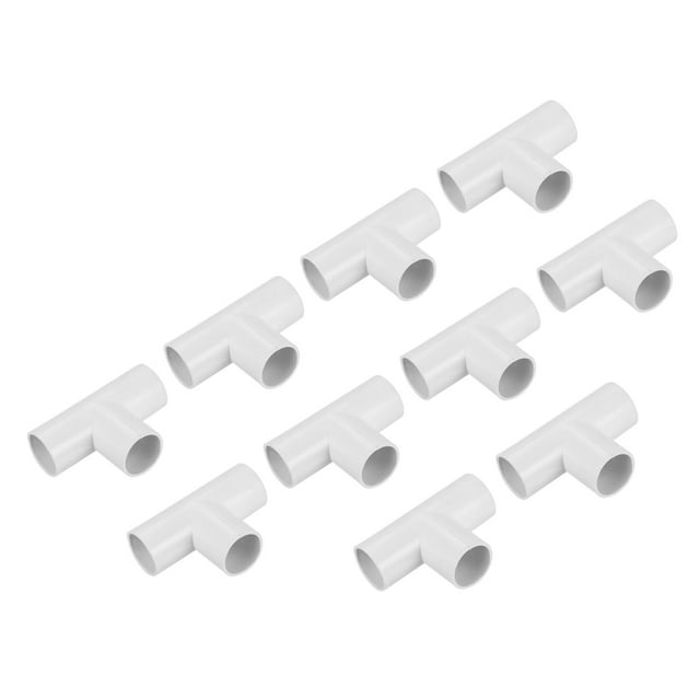 Uxcell PVC Conduit Coupler T-Shaped Fittings 20mm 3 Ways Hose ...