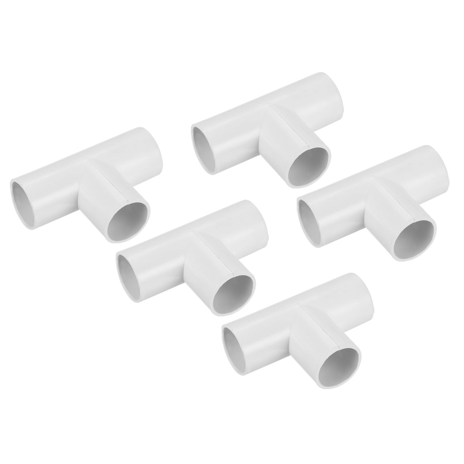 Uxcell PVC Conduit Coupler T-Shaped Fittings 20mm 3 Ways Hose ...