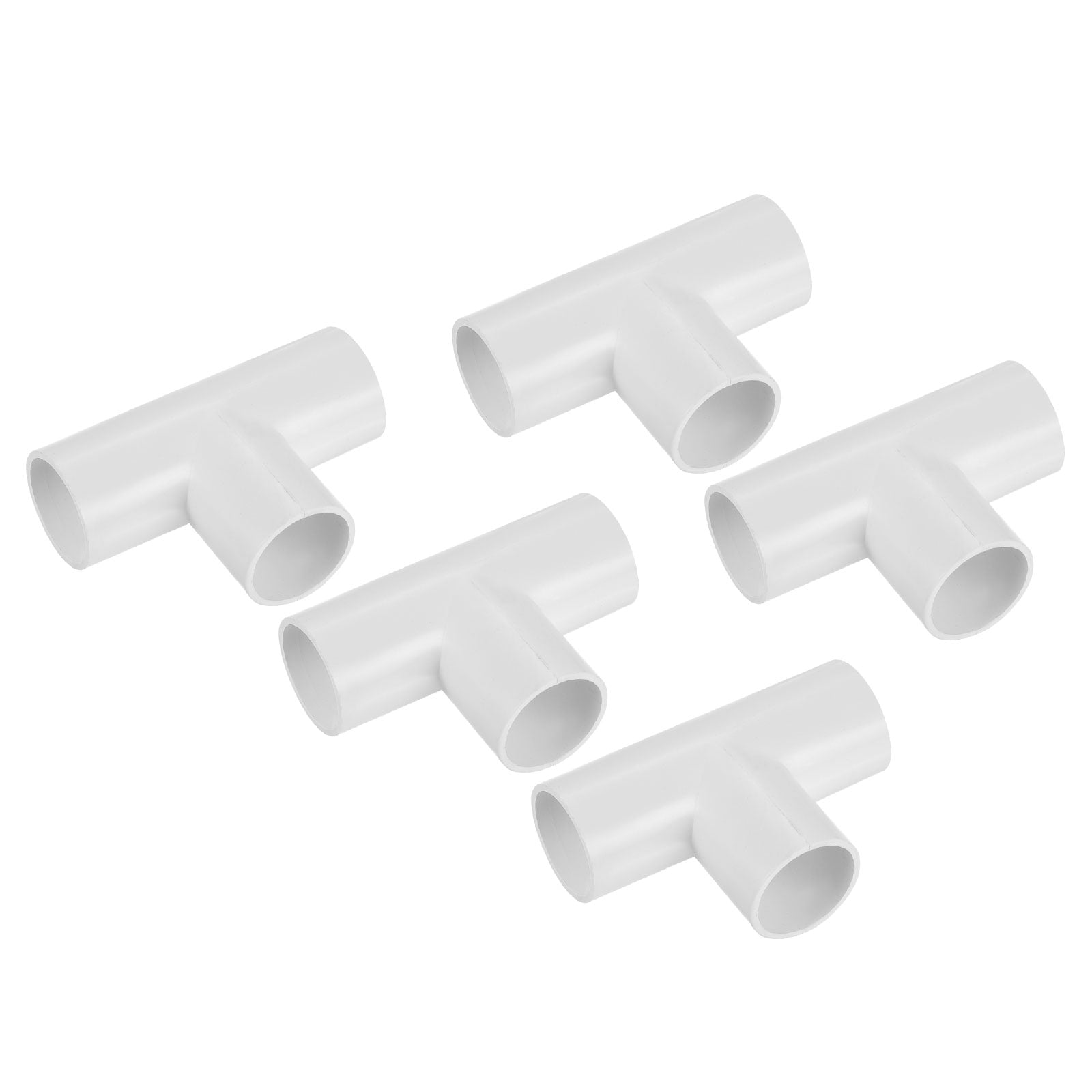 Uxcell PVC Conduit Coupler T-Shaped Fittings 25mm 3 Ways Hose ...