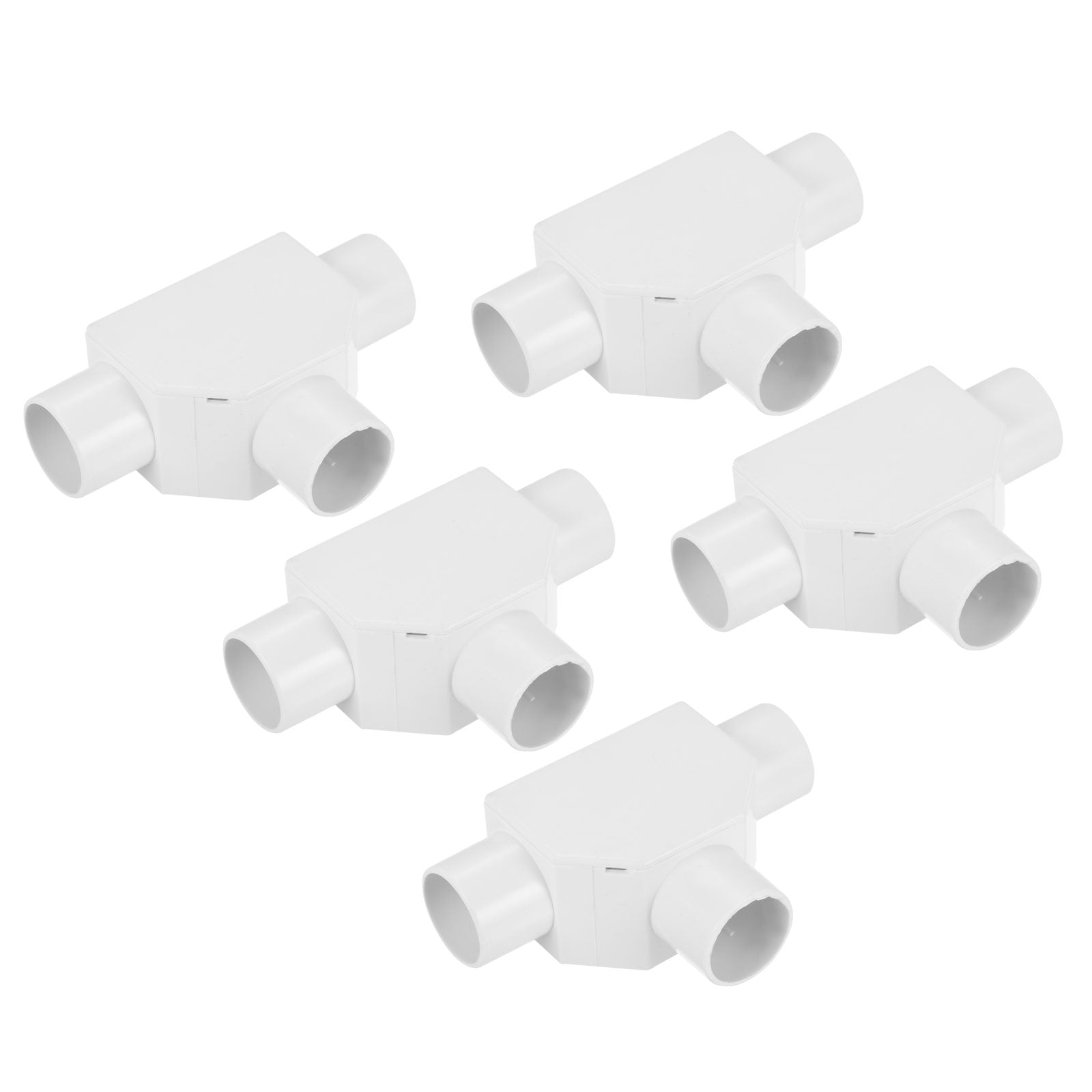 Uxcell Conduit Coupler T-Shaped Fittings 6mm Hole Dia 25mm 3 Ways Hose ...