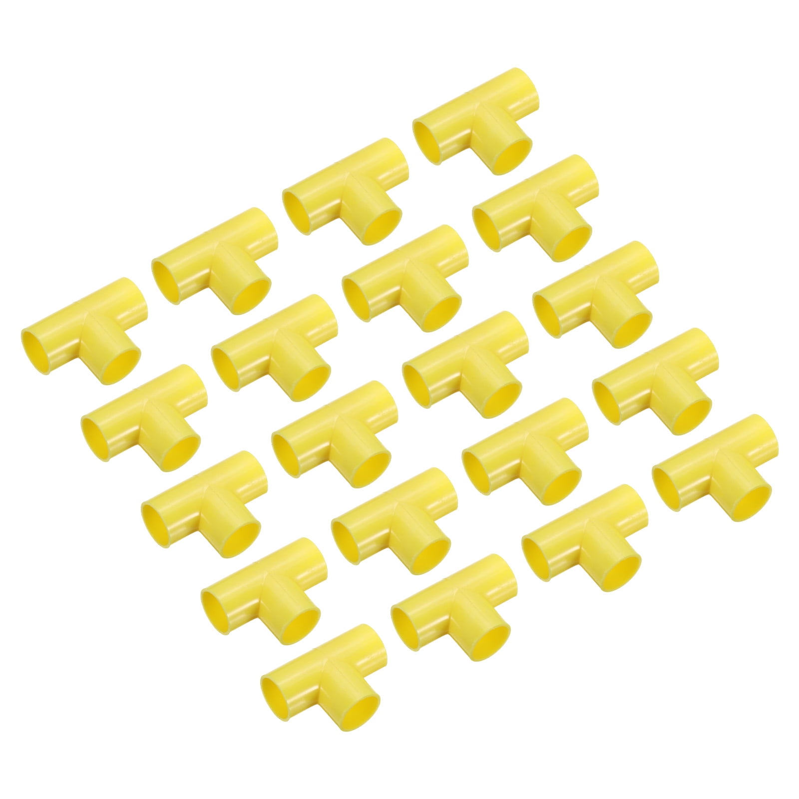 Uxcell PVC Conduit Coupler T-Shaped Fittings Coupling Connector Pipe ...