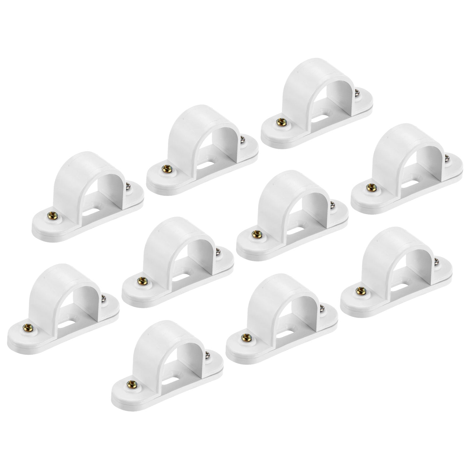 Uxcell Conduit Saddle Pipe Clip 25mm Securing Conduit Hose with Base ...