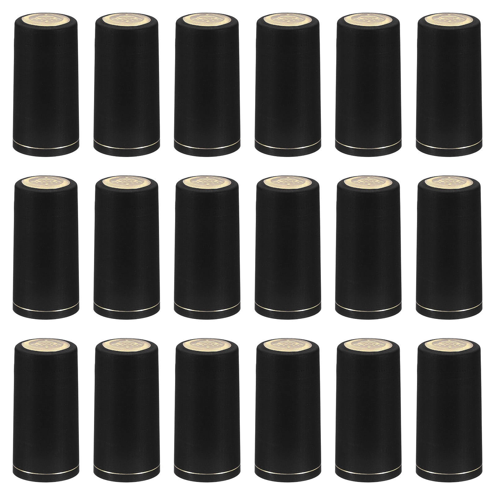 Uxcell PVC Heat Shrink Cap with Tear Tab for Wine Bottle, 60 Pcs ...