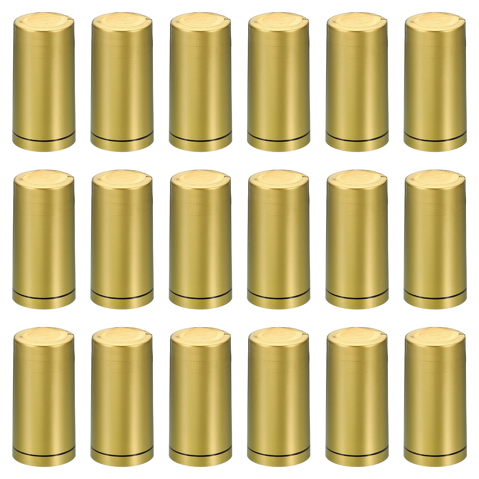 Uxcell PVC Heat Shrink Cap with Tear Tab for Wine Bottle, 60 Pcs ...