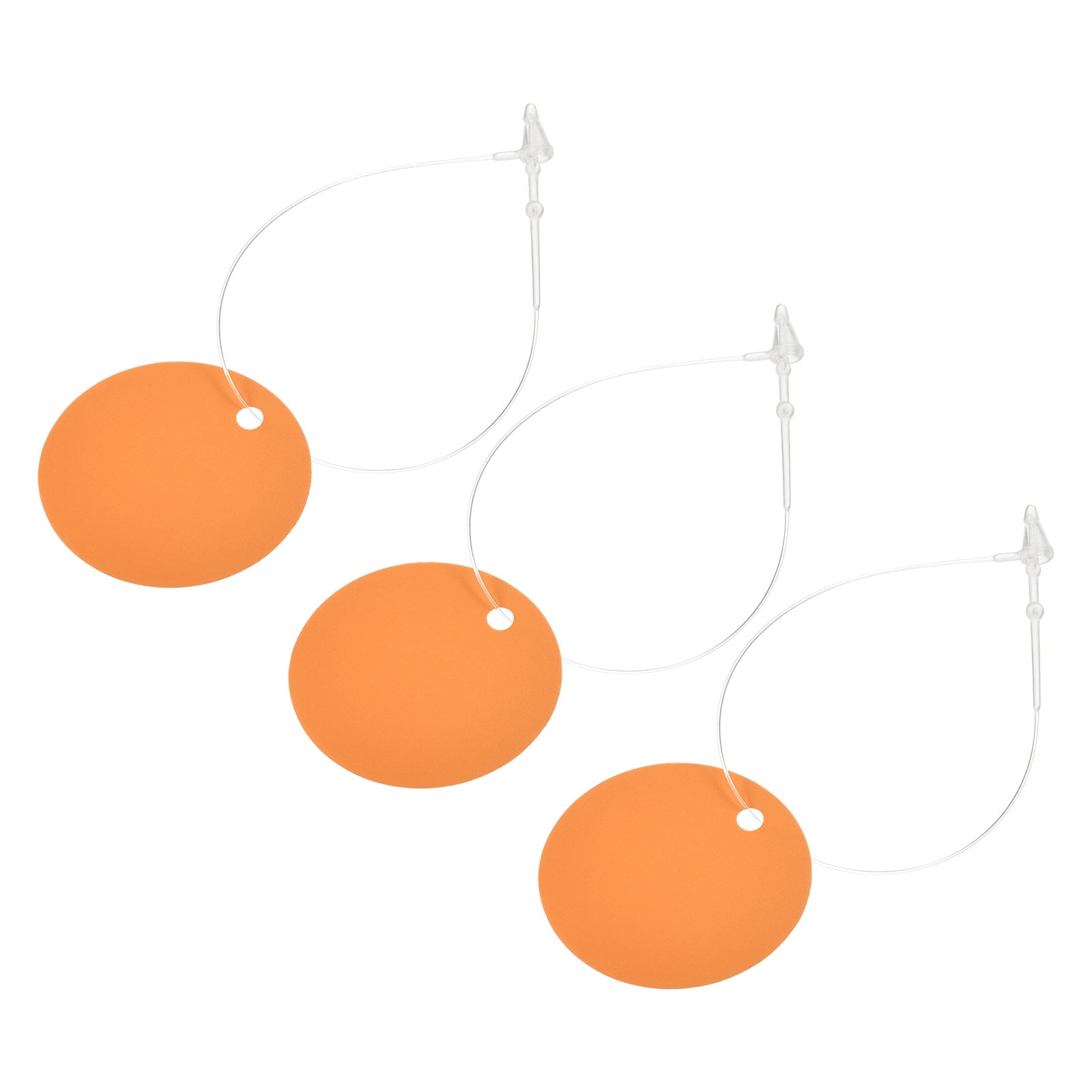 Uxcell PVC Plant Hanging Labels with String 3cm Dia, Orange 100 Pack ...