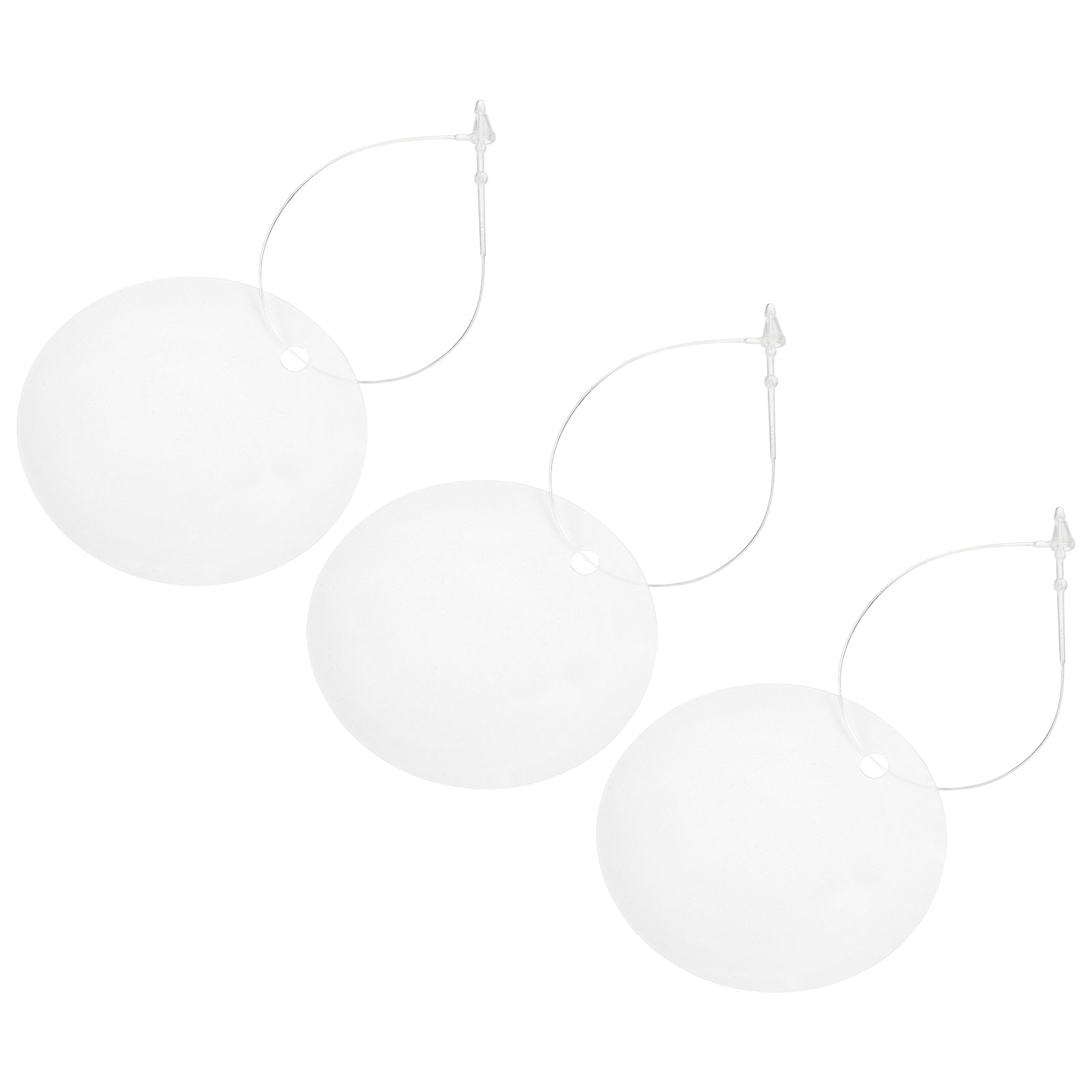 Uxcell Plant Hanging Labels with String 5cm Dia, White 50 Pack ...
