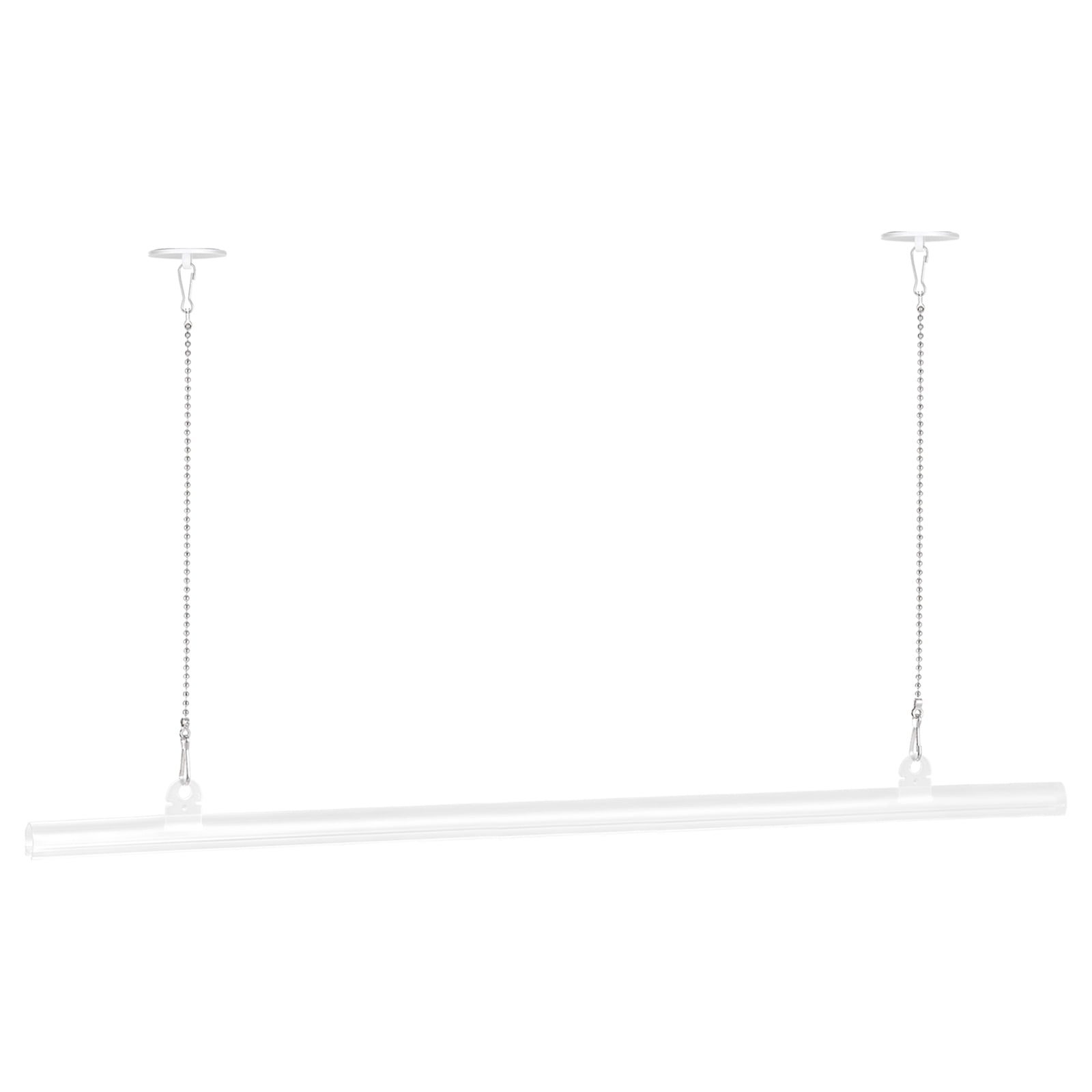 Uxcell PVC Poster Hanger Rail Poster Strip Bar 150cm/59inch Clear with ...