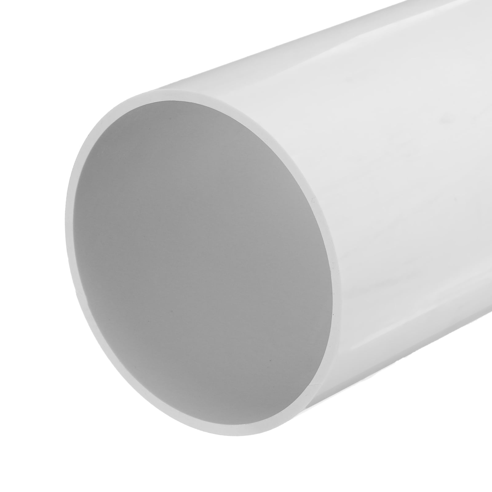 Uxcell PVC Rigid Round Pipe 152mm ID 160mm OD 20cm/8" Length White High ...