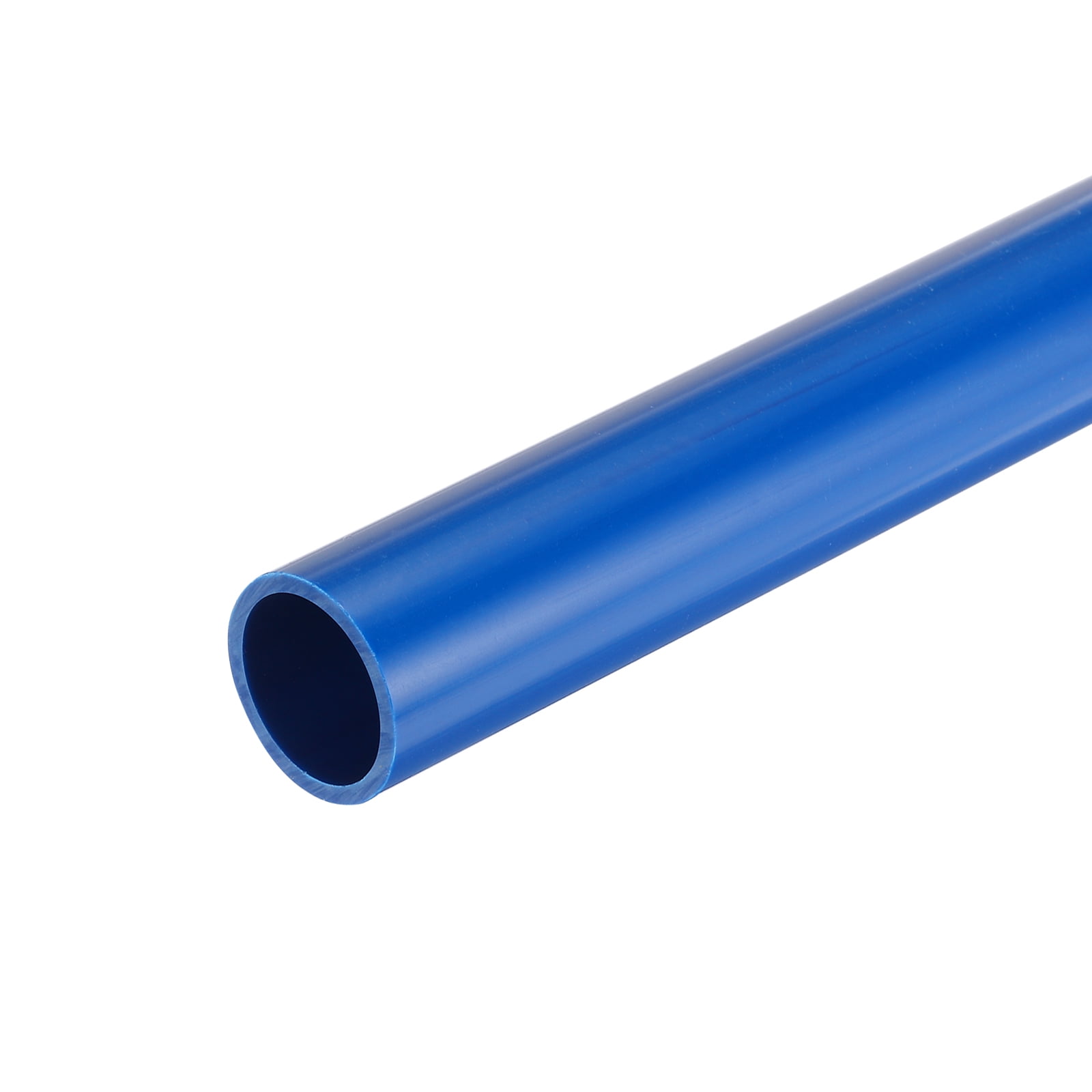 Uxcell PVC Rigid Round Pipe 21mm ID 25mm OD 650mm Blue, High Impact ...