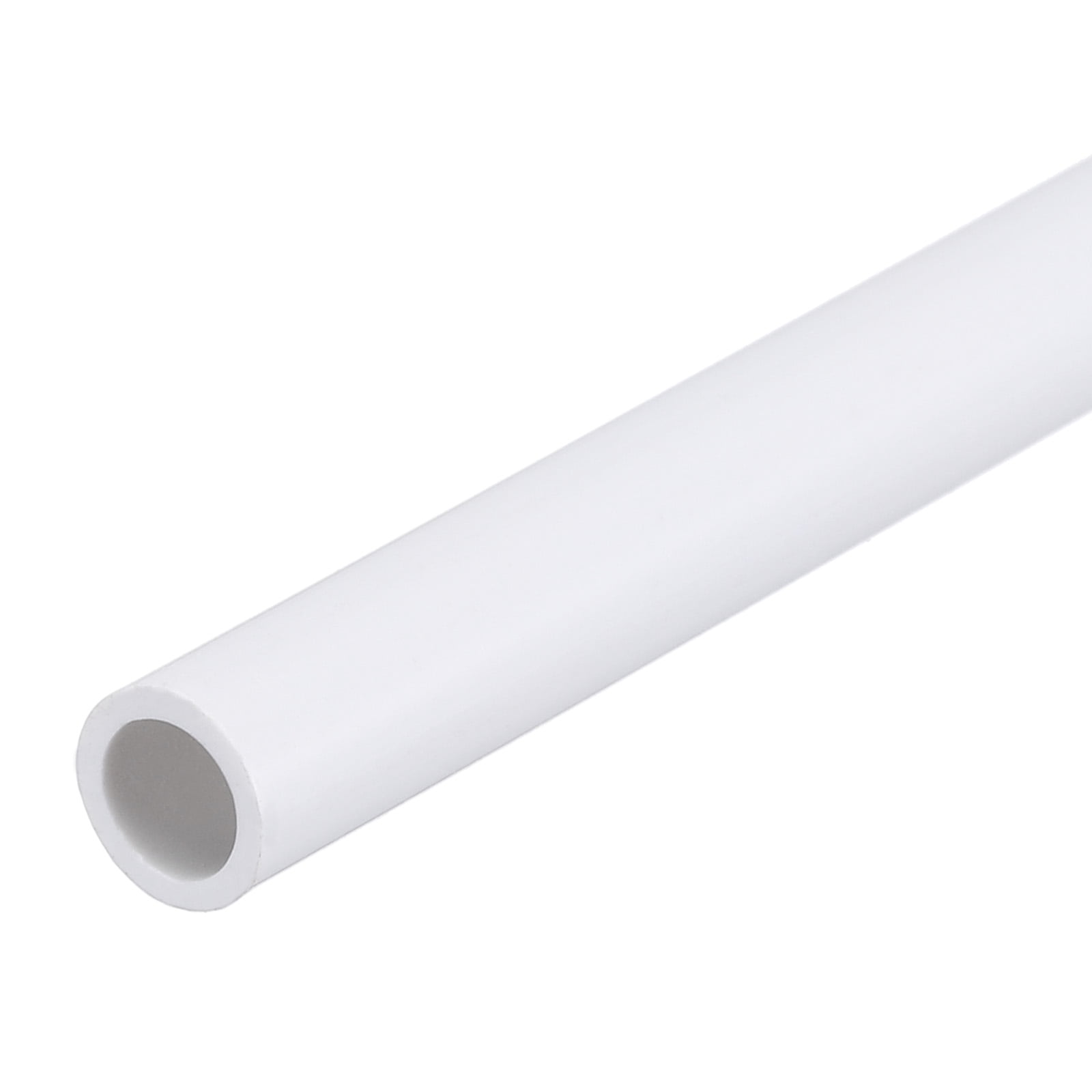 Uxcell Rigid Round Pipe 5mm ID 7mm OD 8" Length White High Impact for ...