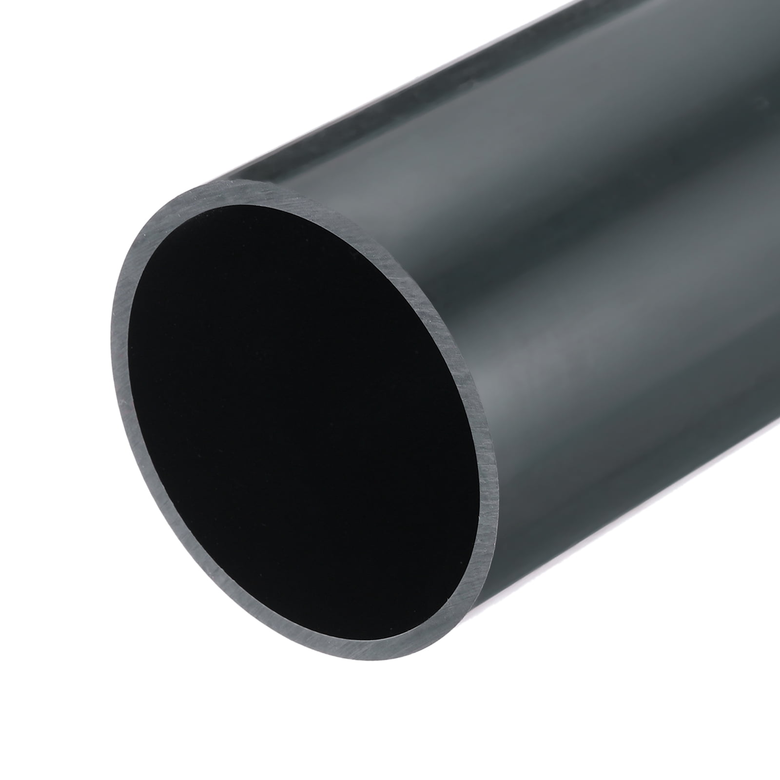 Uxcell Rigid Round Pipe Dark Grey 3.2 x 3.5"(ID*OD) High Impact for ...