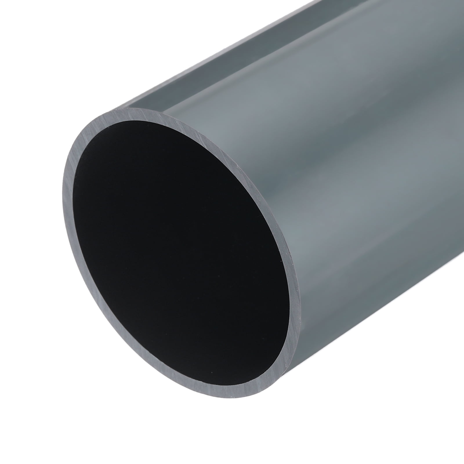 Uxcell Rigid Round Pipe Light Grey 3.2 x 3.5"(ID*OD) High Impact for ...