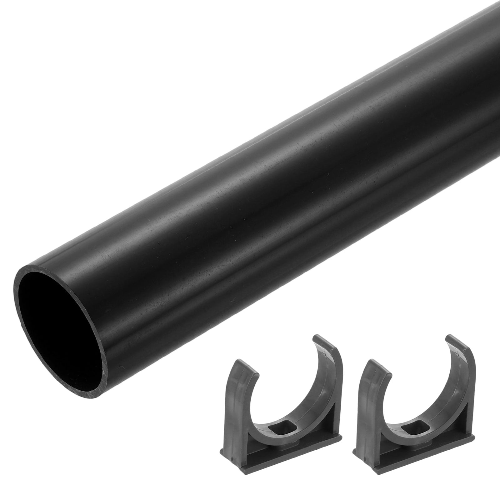 Uxcell PVC Rigid Tube, 500mm Length Round Pipe Tubing, 36mm ID 40mm OD ...