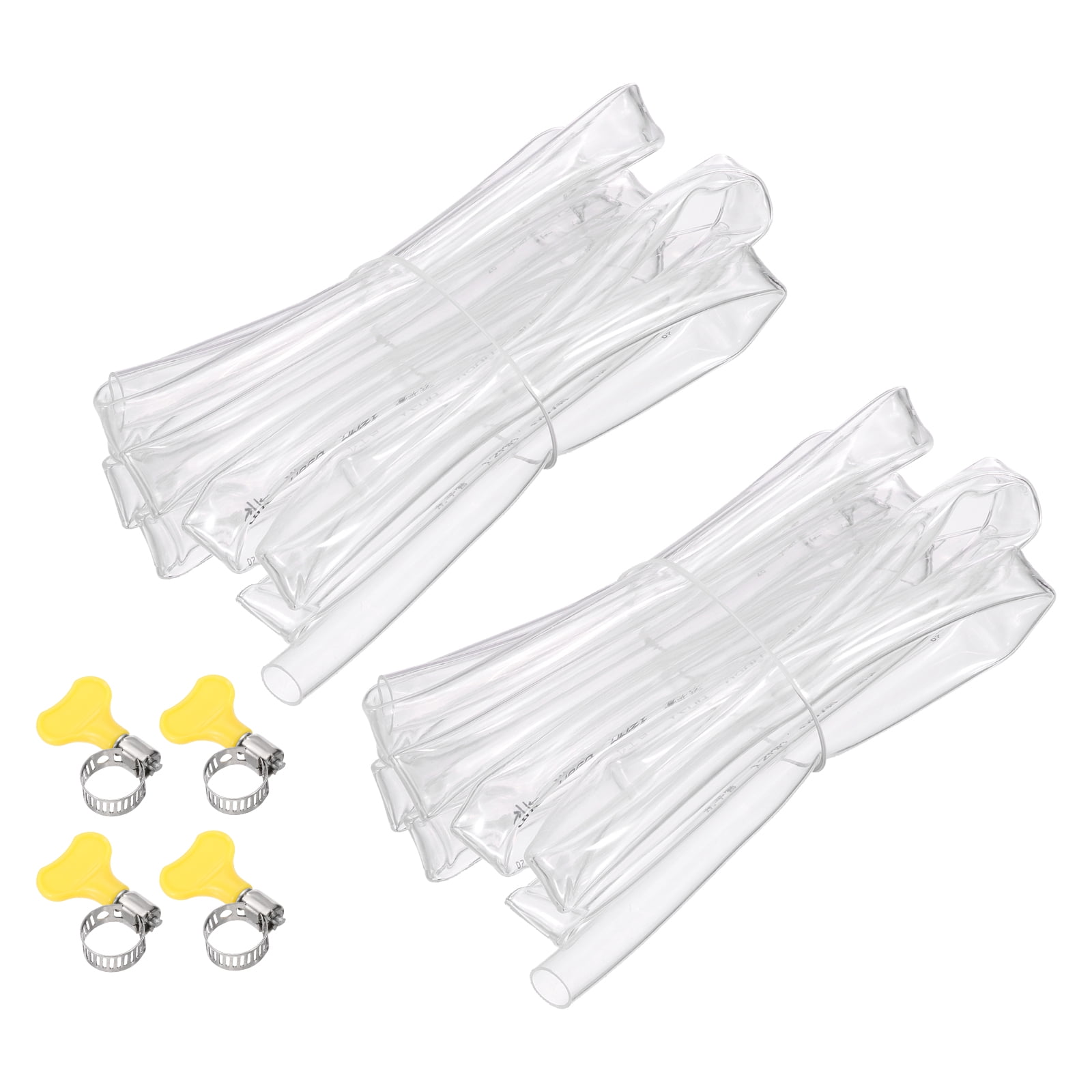 Uxcell Vinyl Tubing, 2Pcs 1/2"ID X 9/16"OD Flexible Clear Plastic Tube ...