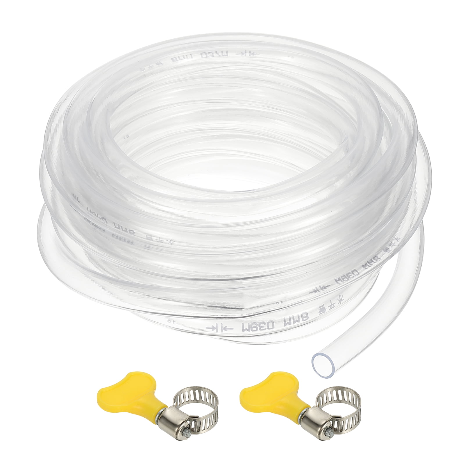 Uxcell Vinyl Tubing, 5/16"ID X 3/8"OD Flexible Clear Plastic Tube with ...