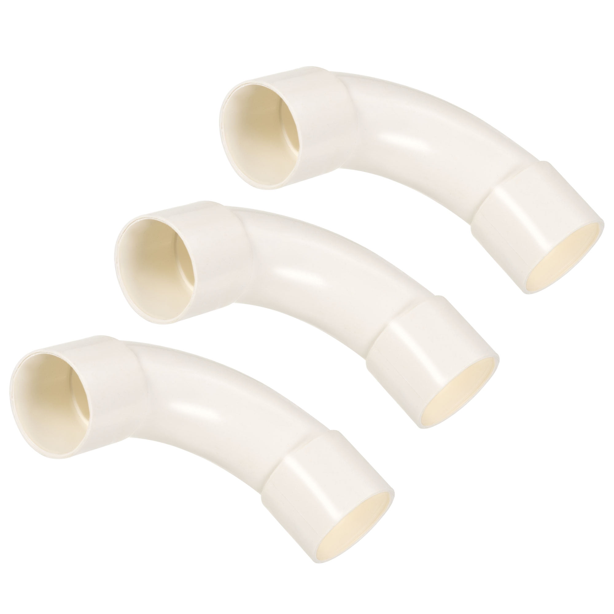 Uxcell PVC Water Pipe Elbow Fitting 32mm ID 135mm Length Tube Connector ...