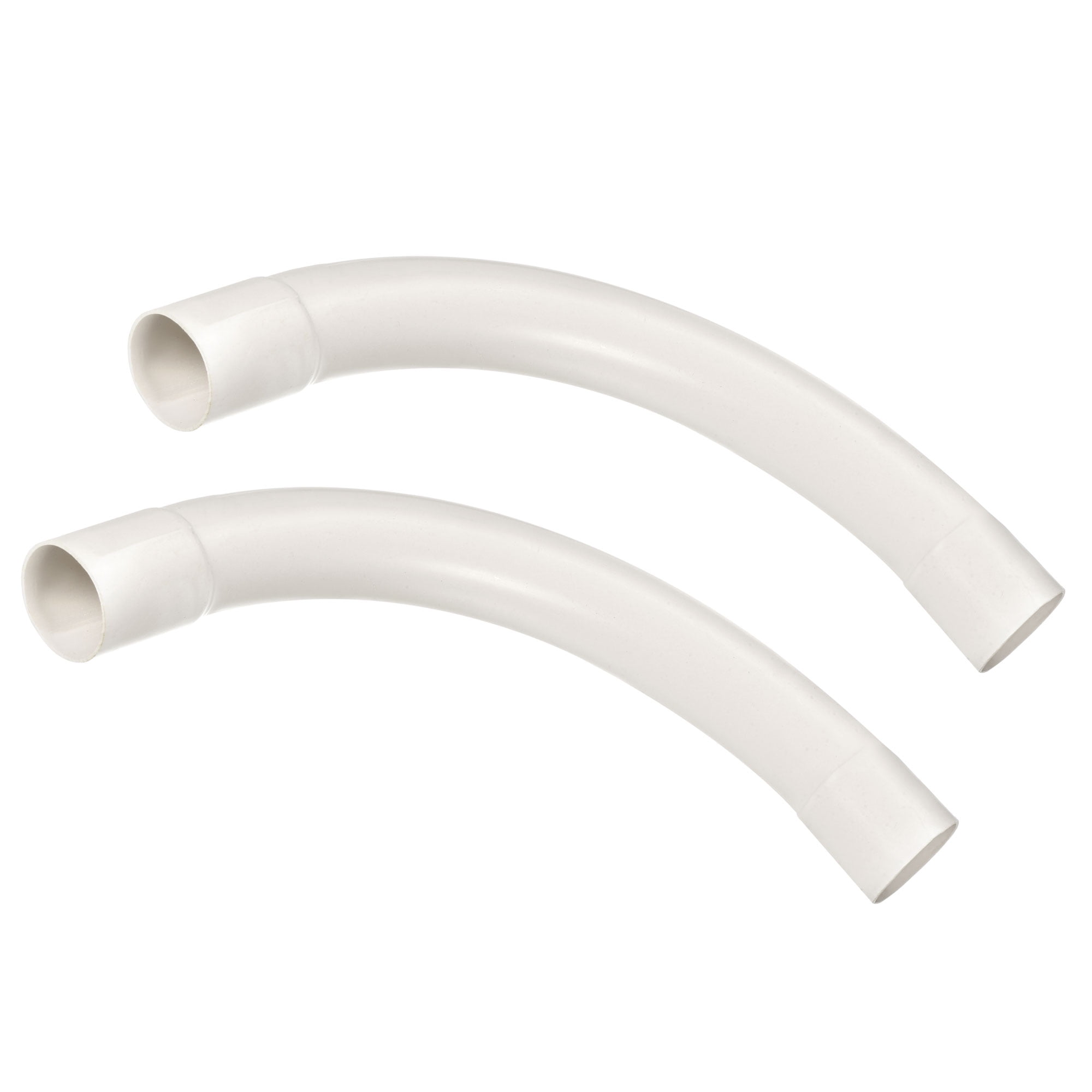 Uxcell PVC Water Pipe Elbow Fitting 75mm ID 440mm Length Tube Connector ...