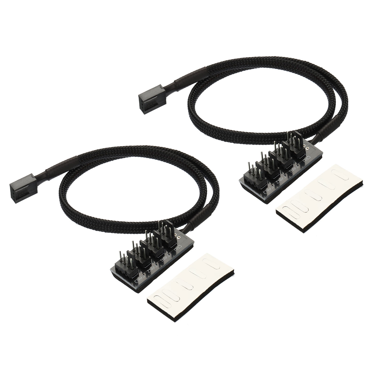 Uxcell PWM Fan Splitter Cable 4 Pin Female to 4 Pin Male 11.8" PC Fan ...