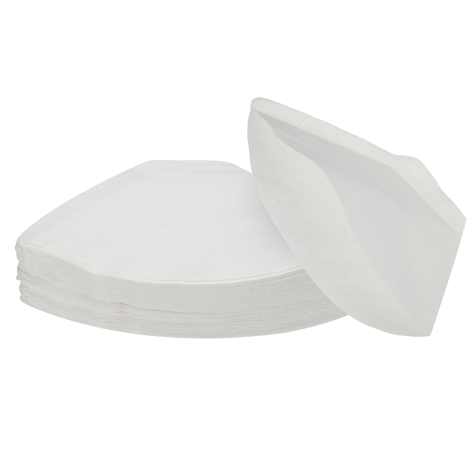 Uxcell Pack of 100 Cone Coffee Paper Filters Bleach Paper 3 to 4 Cup 7 ...