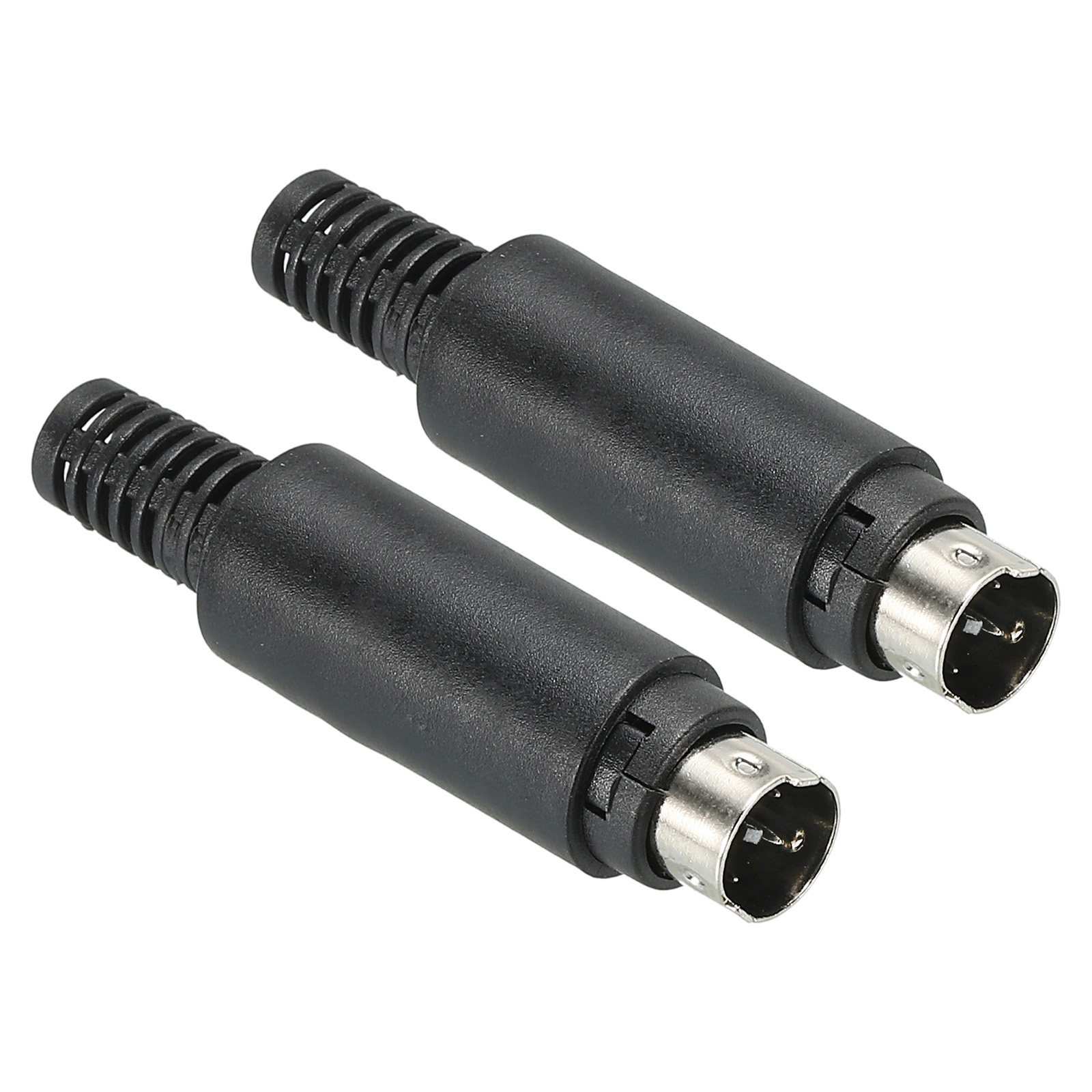Uxcell Pack of 2 S Video DIN Mini Male Socket 3 Pin Signal Transmission ...
