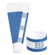 L LIKED Pack of 400 Money Band Bundles Self Sealing Currency Straps for ...