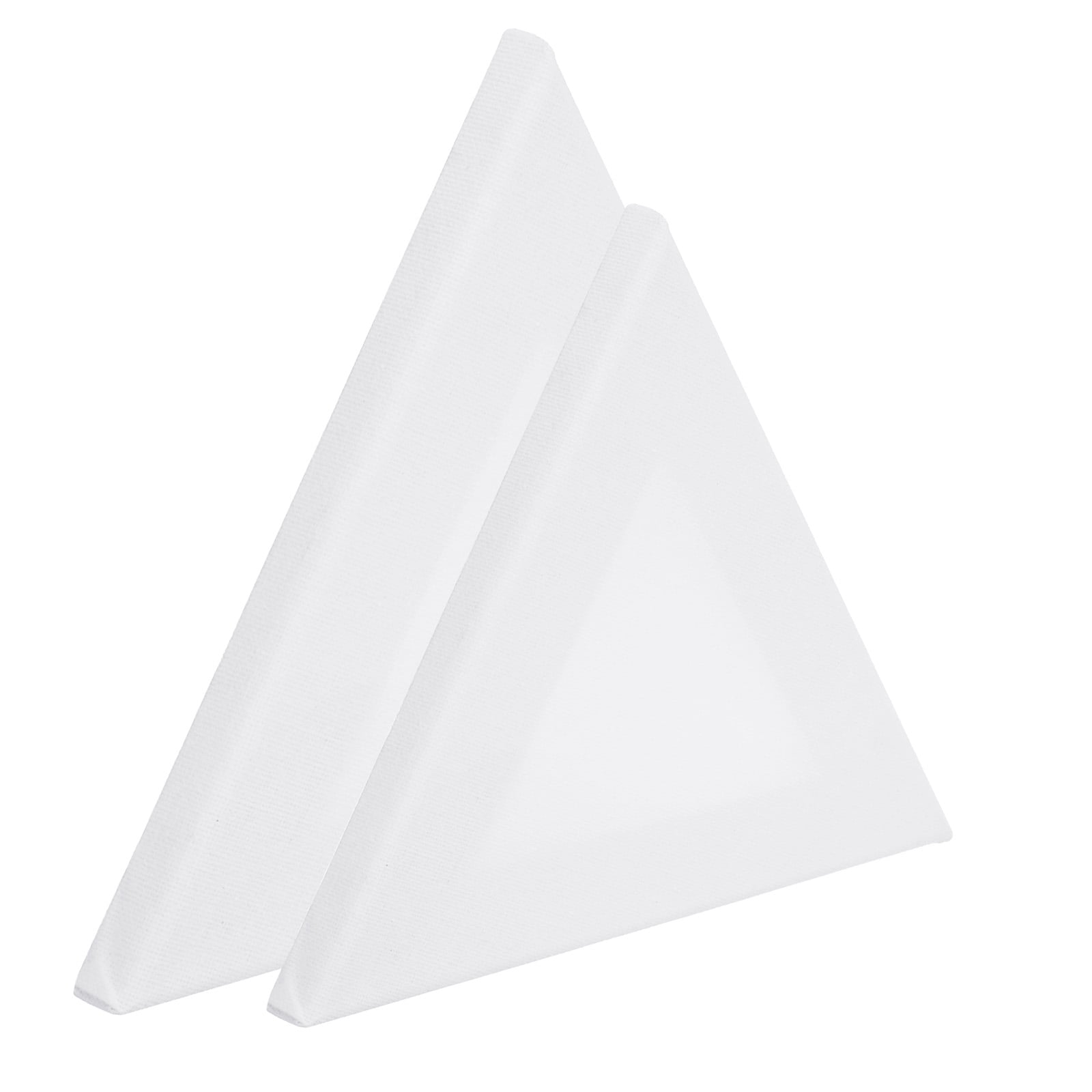 Uxcell Paint Canvases for Painting, 2 Pack 8x7/12x10 Inch Triangle Wood ...