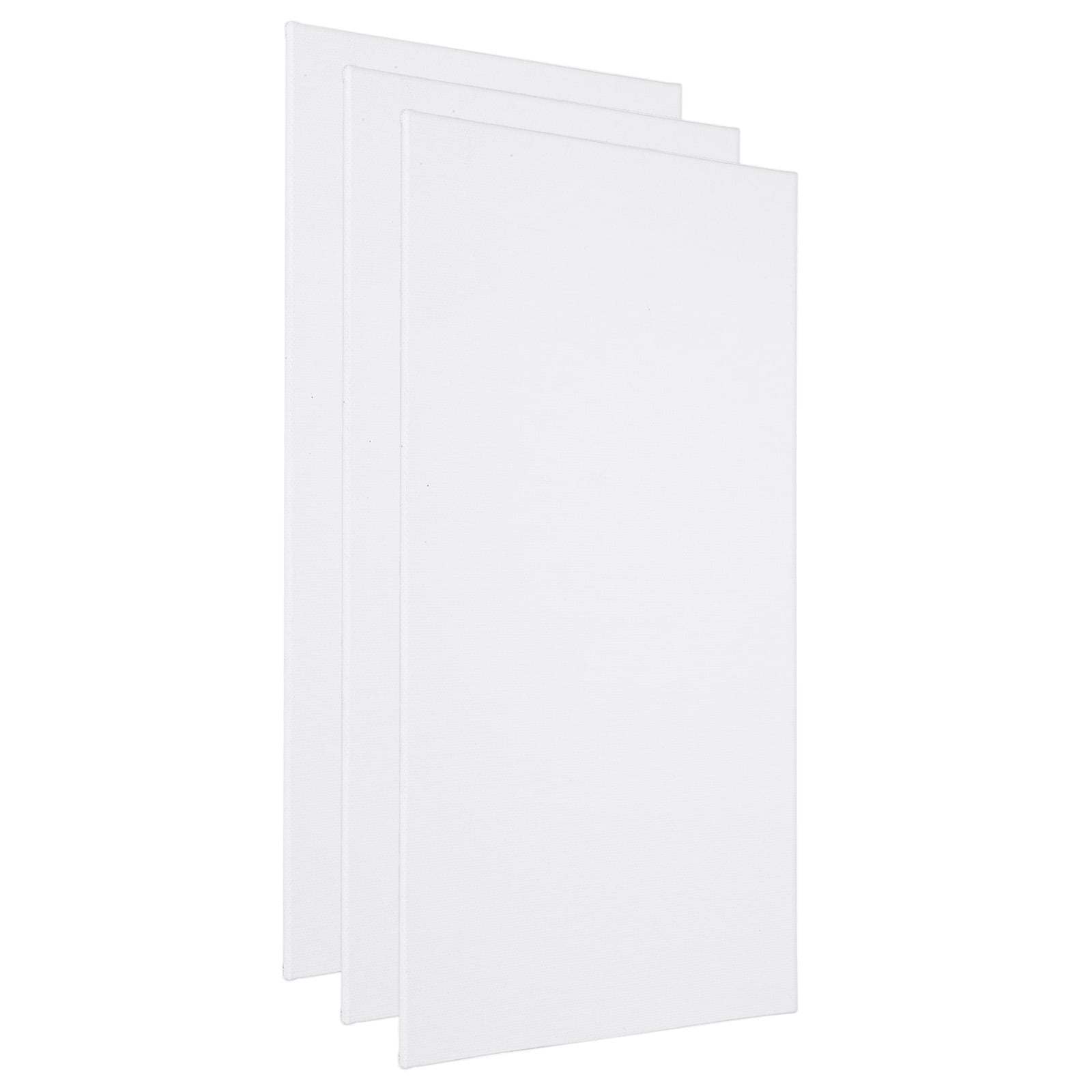 Uxcell Paint Canvases for Painting, 3 Pack 12x8 Inch Square Wood Frame ...