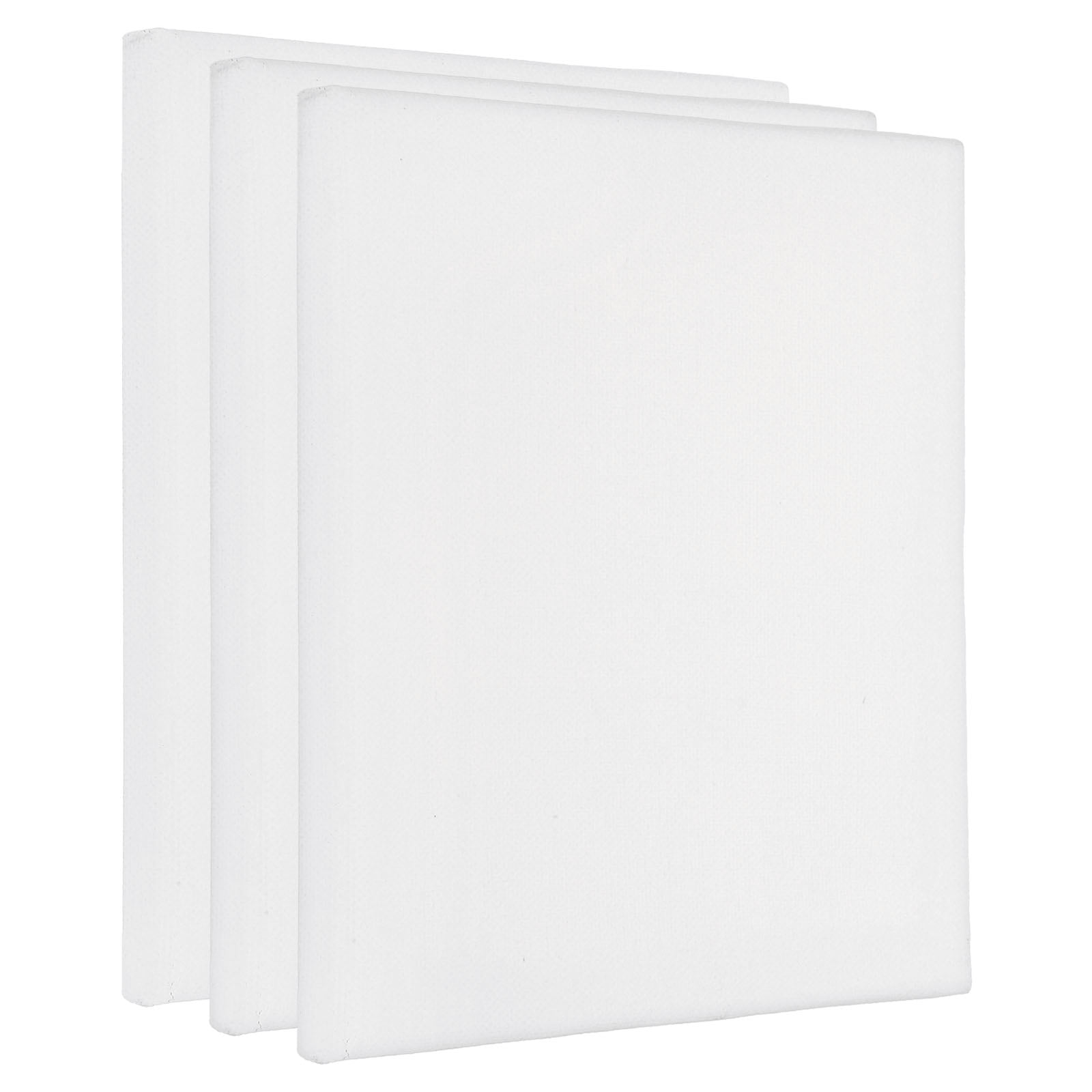 Uxcell Paint Linen Canvases for Painting, 3 Pack 8x8 Inch Square Wood ...
