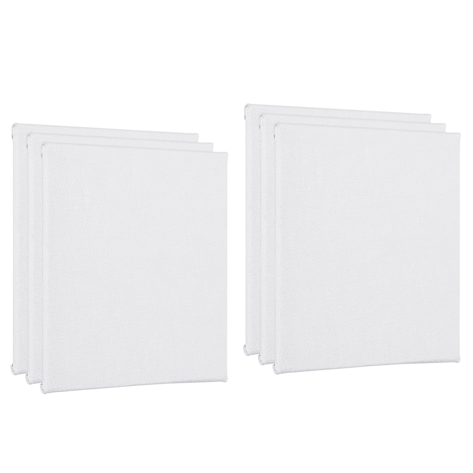 Uxcell Paint Canvases for Painting, 6 Pack 4x4 Inch Square Wood Frame ...