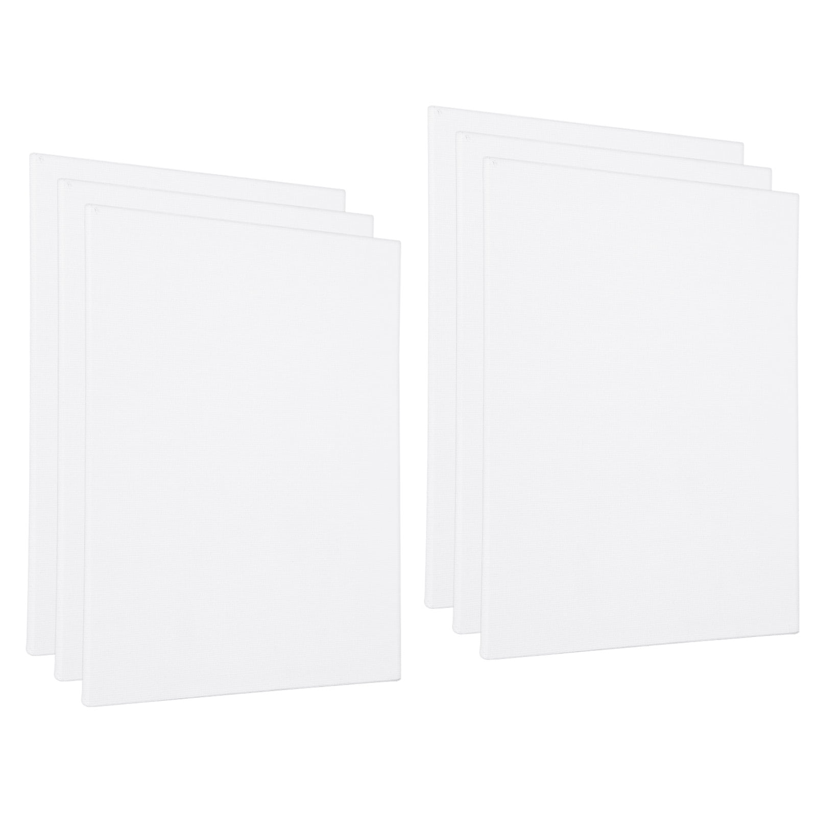 Uxcell Paint Canvases for Painting, 6 Pack 8x8 Inch Square Wood Frame ...