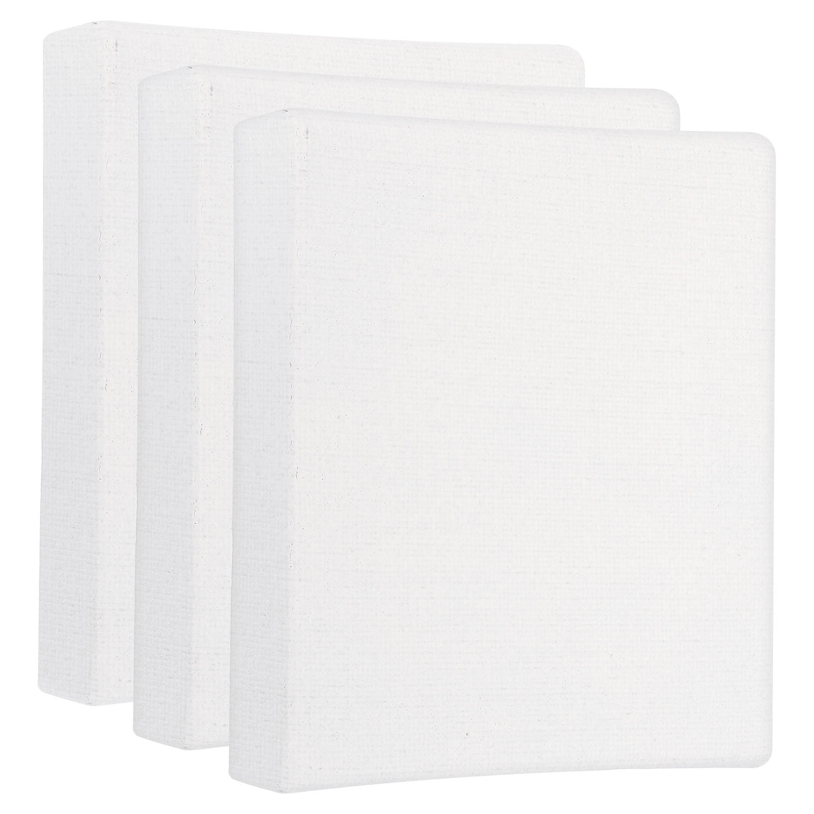Uxcell Paint Linen Canvases for Painting, 3 Pack 4x4 Inch Square Wood ...