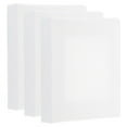 Uxcell Painting Canvas Panels, 3 Pack 4x4 Inch Rectangle Wood Frame ...