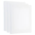 Uxcell Painting Canvas Panels, 3 Pack 6x6 Inch Rectangle Wood Frame ...