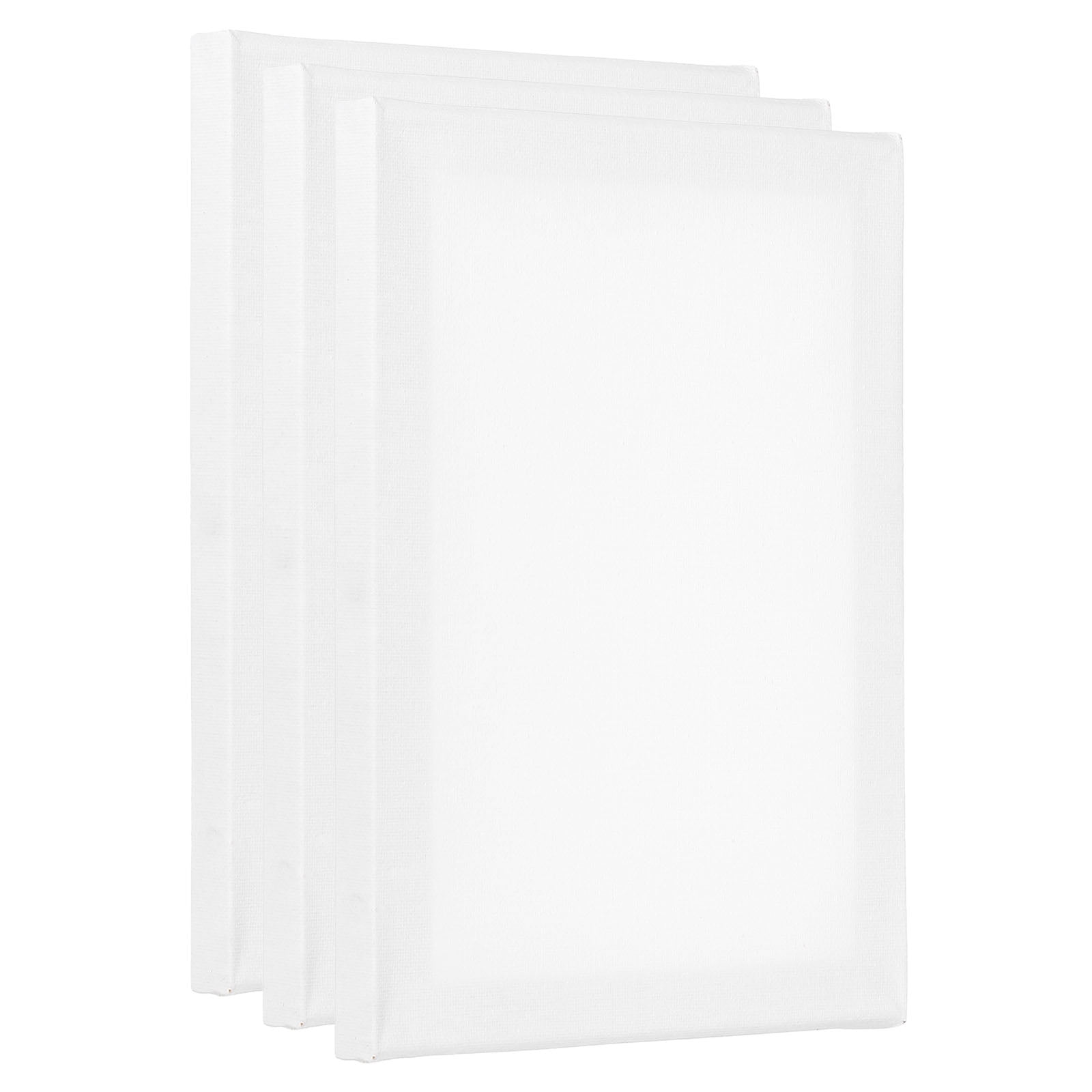 Uxcell Painting Canvas Panels, 3 Pack 7x9 Inch Rectangle Wood Frame ...