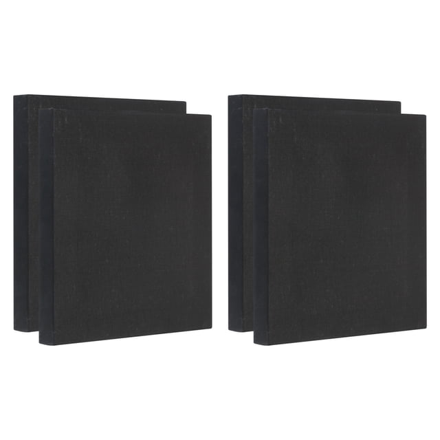 Uxcell Painting Canvas Panels, 4 Pack 6x6 Inch Rectangle Wood Frame ...