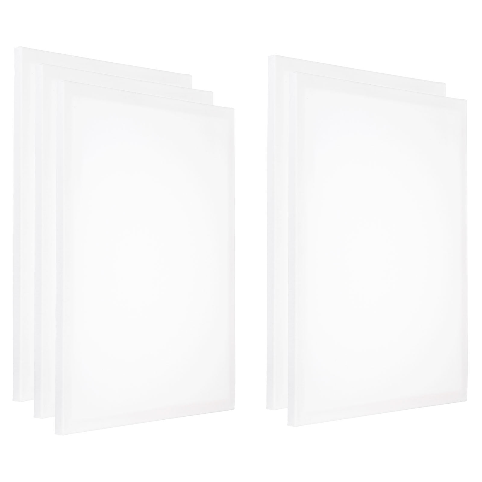 Uxcell Painting Canvas Panels, 5 Pack 16x20 Inch Rectangle Wood Frame ...