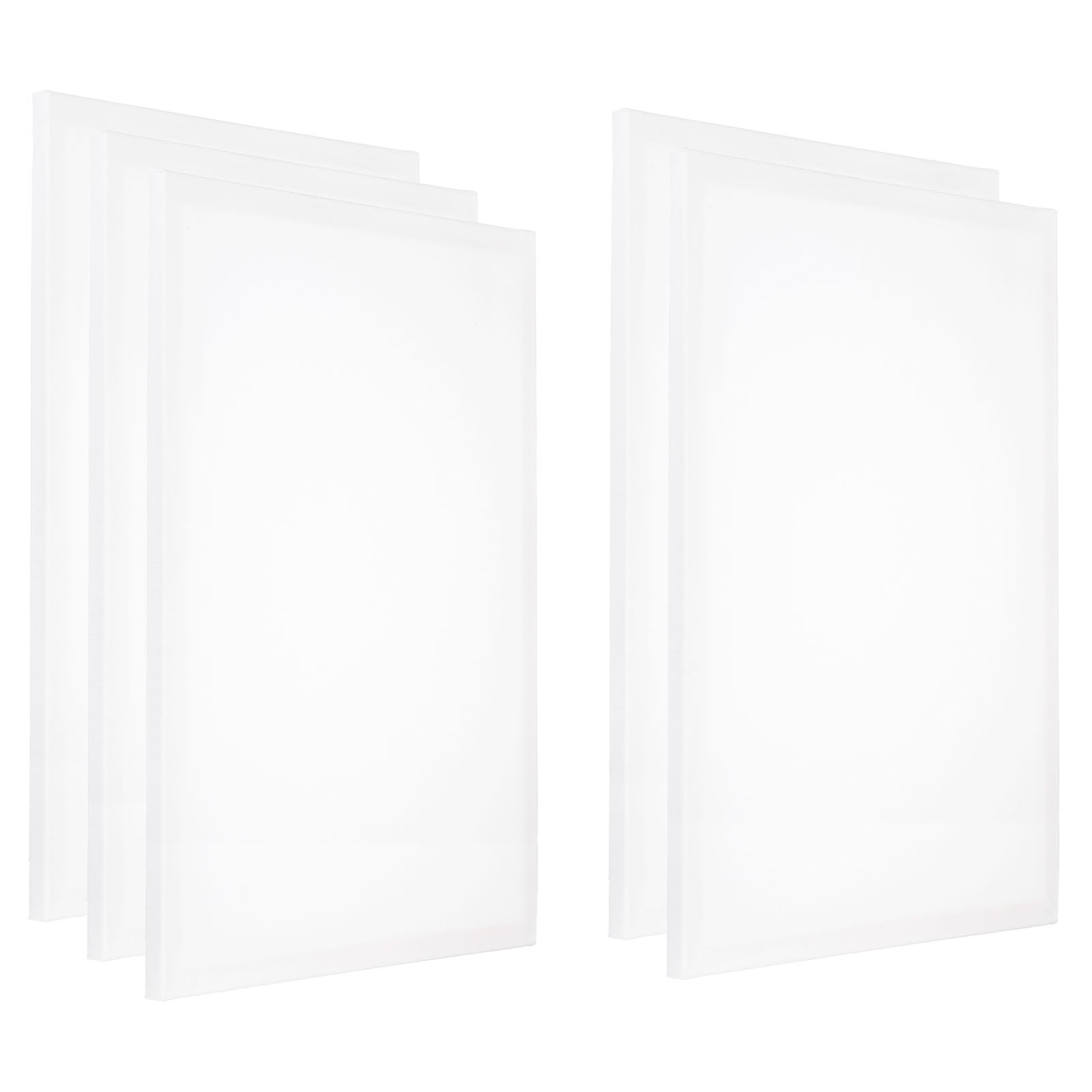 Uxcell Painting Canvas Panels, 5 Pack 16x24 Inch Rectangle Wood Frame ...