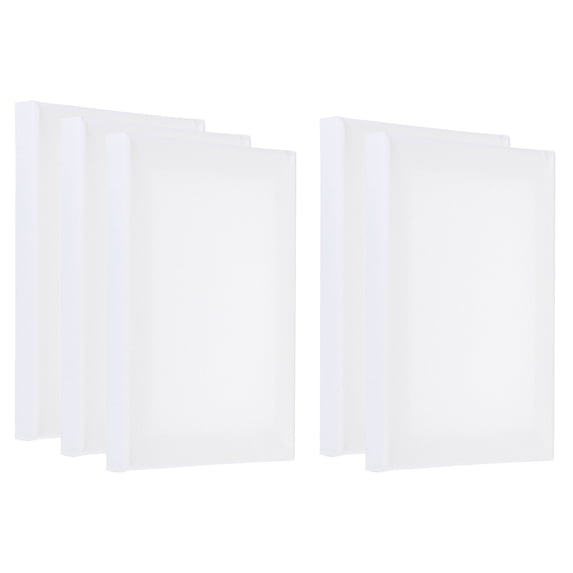 Uxcell Painting Canvas Panels, 5 Pack 5x7 Inch Rectangle Wood Frame ...