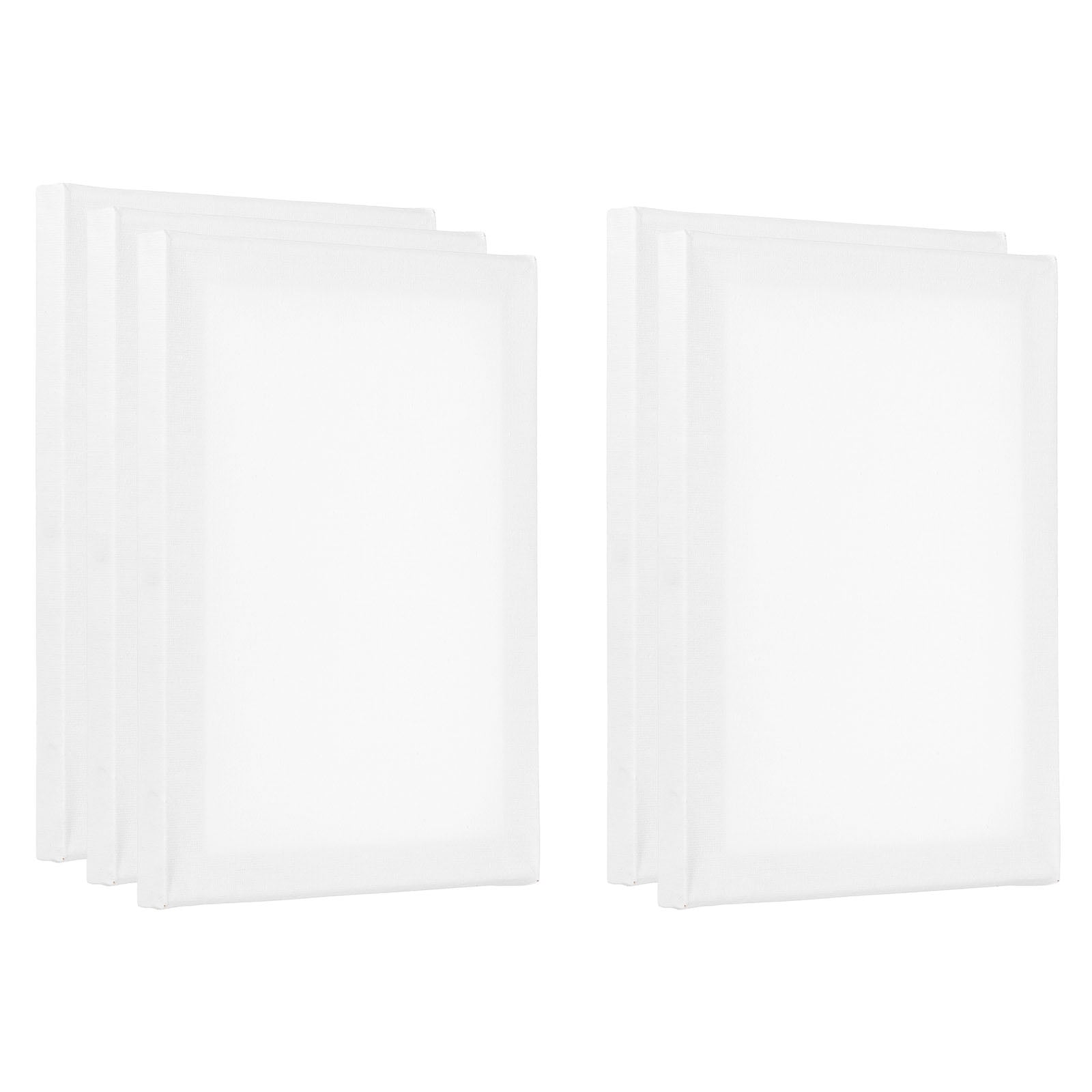 Uxcell Painting Canvas Panels, 5 Pack 7x9 Inch Rectangle Wood Frame ...