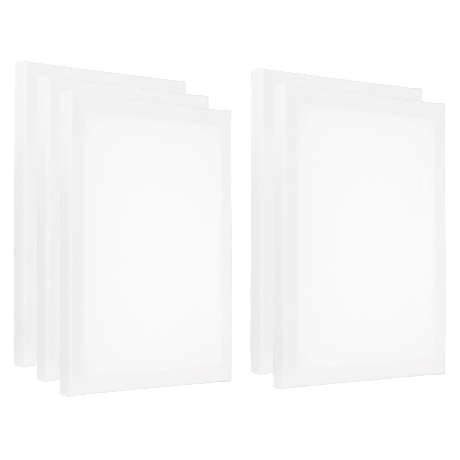 Uxcell Painting Canvas Panels, 5 Pack 9x12 Inch Rectangle Wood Frame ...