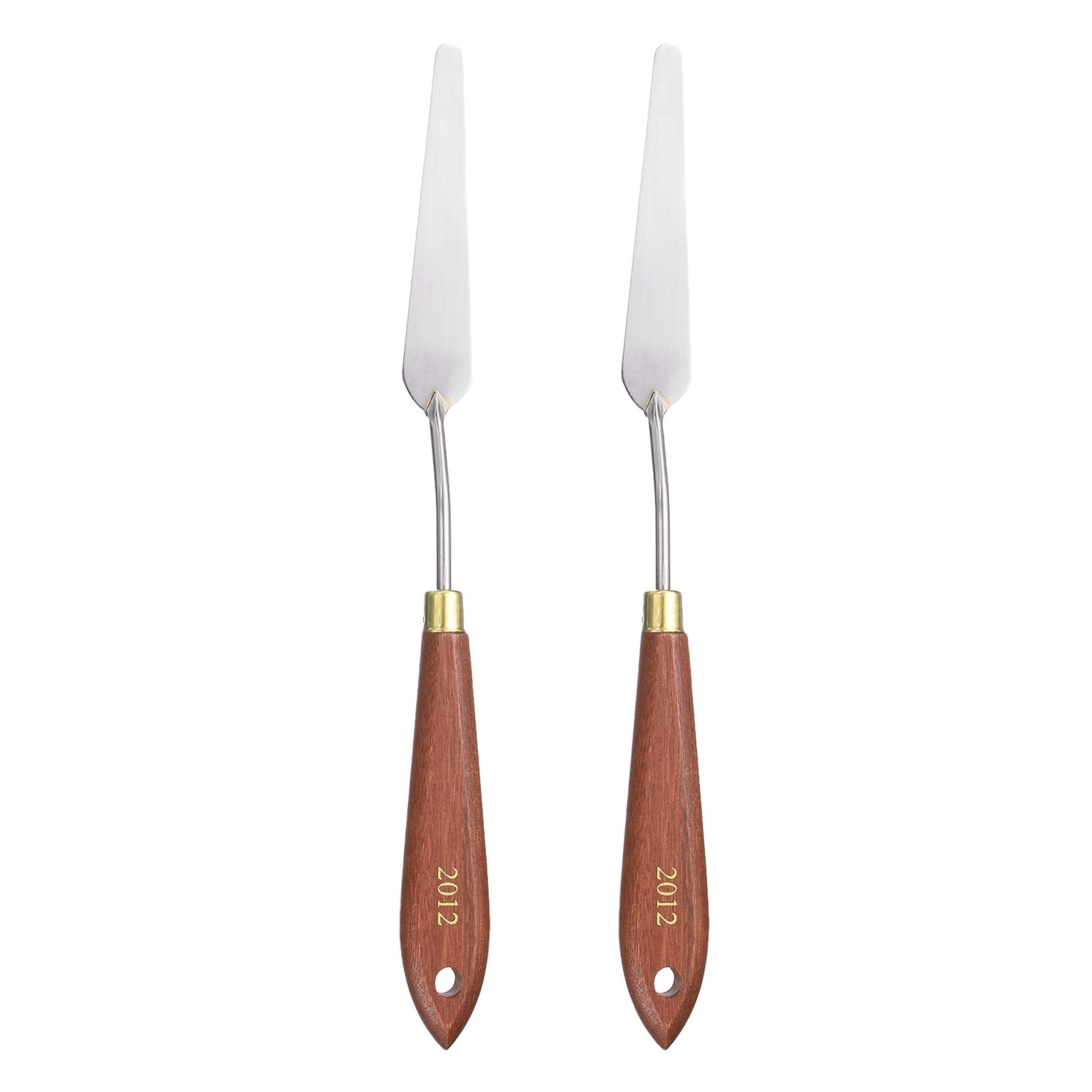 Uxcell 2pcs Palette Knife Painting Tool 3.54" x 0.71" Stainless Steel ...