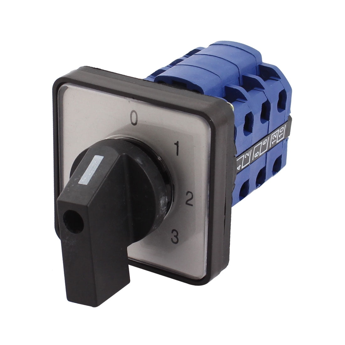 Uxcell Panel Mount 3-Phase 12 Screw Terminals Universal Rotary ...