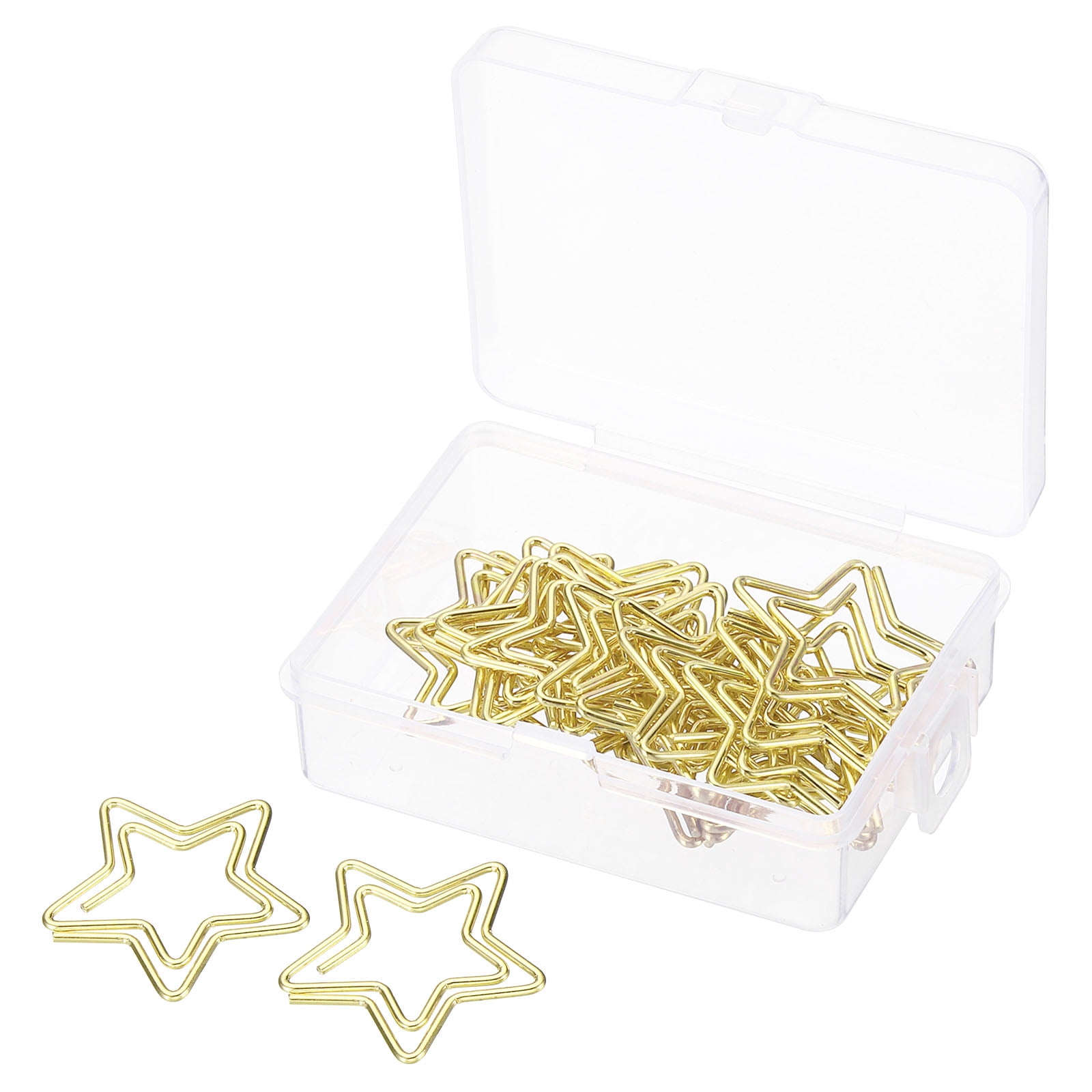 Uxcell Paper Clip Pentagram-Shaped Cute Decorative Fun Clips Bookmarks ...