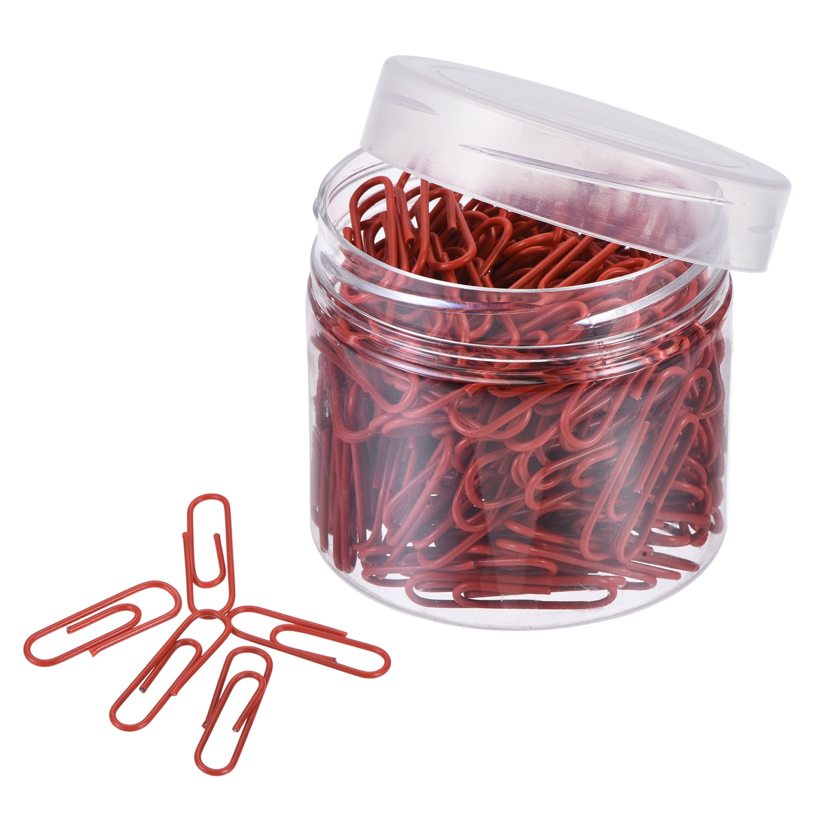 Uxcell 200 Pcs Metal Gem clip Small Size Vinyl Coated to Prevent ...